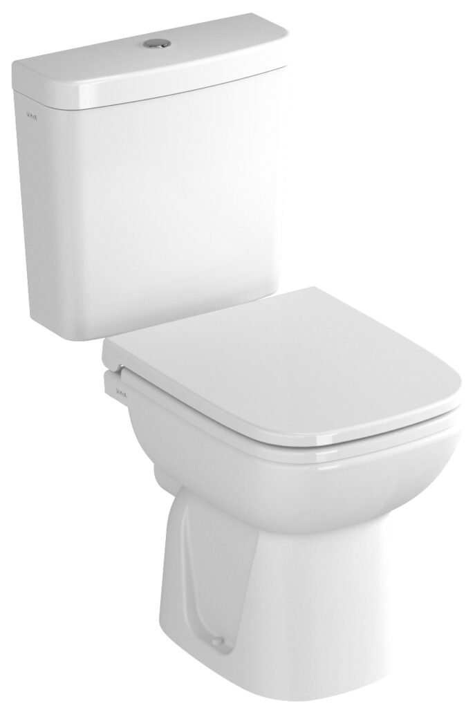 Alva Aqua Amoa Kombi-Stand-WC Tief- spüler,Abgang waagr.,oh.Spülkasten ...